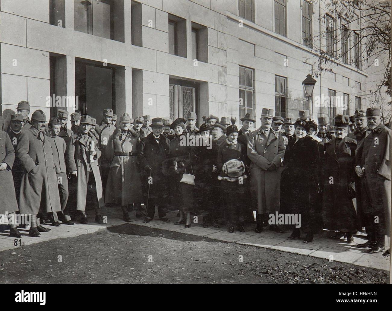 A photograph of the front theater at the 3rd Army Command during World ...