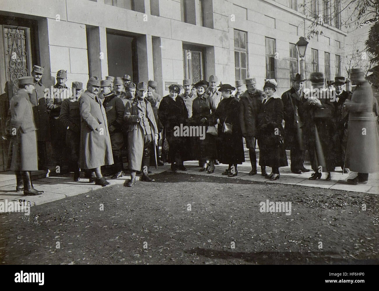A photograph from the front theater of the 3rd Army Command during ...