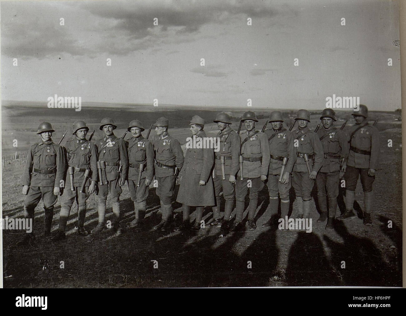 A photograph of a decorated military unit from the Hunting Command ...