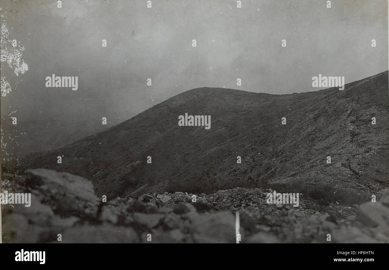 Photograph of Monte Pertica during World War I, taken as part of ...