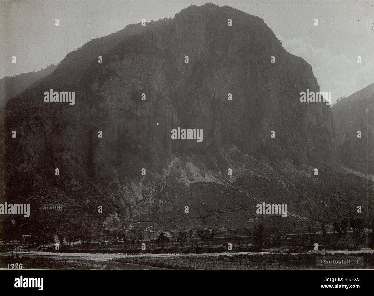 Panoramic view of Cismontal with Vanine during World War I, showing ...