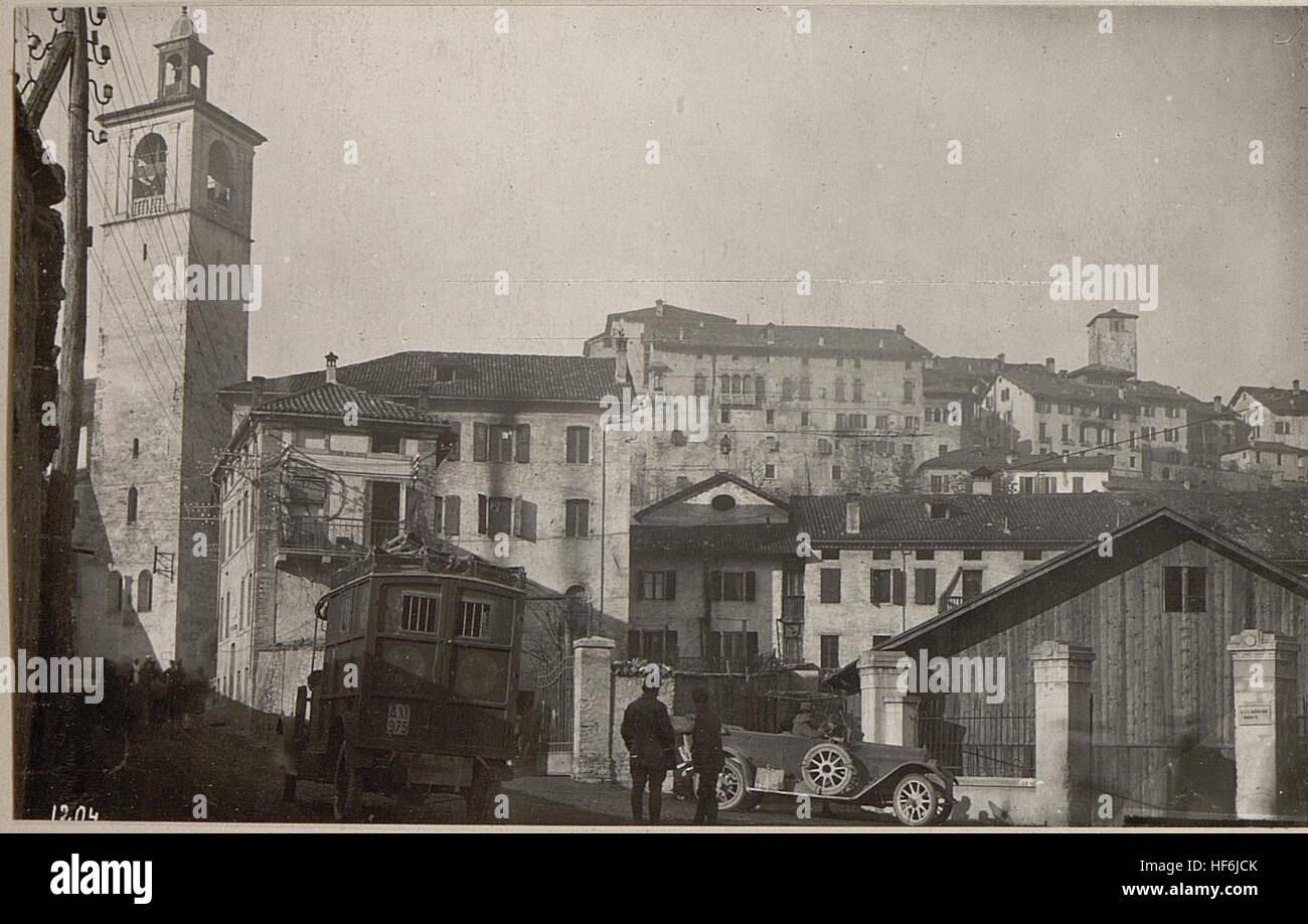 Feltre, Via Duomo, World War I, Europeana Collections, Military Survey ...