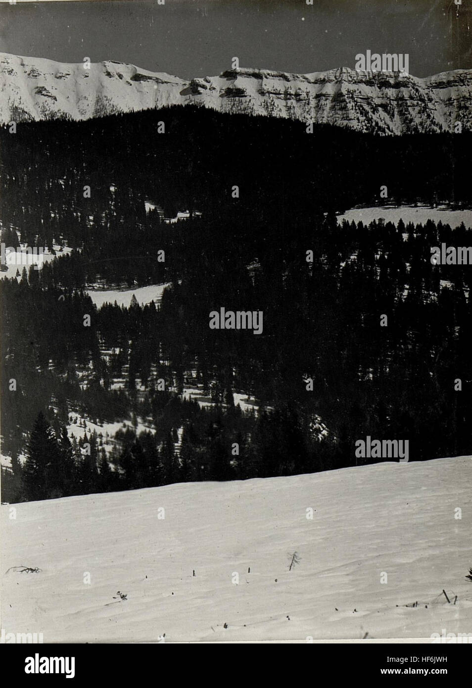 Panorama, viewpoint, Lusern Works, part of WW1 ALB083 24365a, First ...