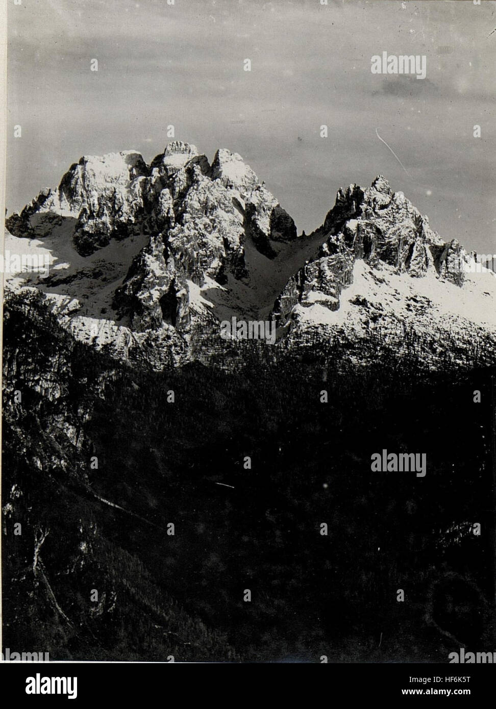 A photograph showing a strategic military point in the First World War ...