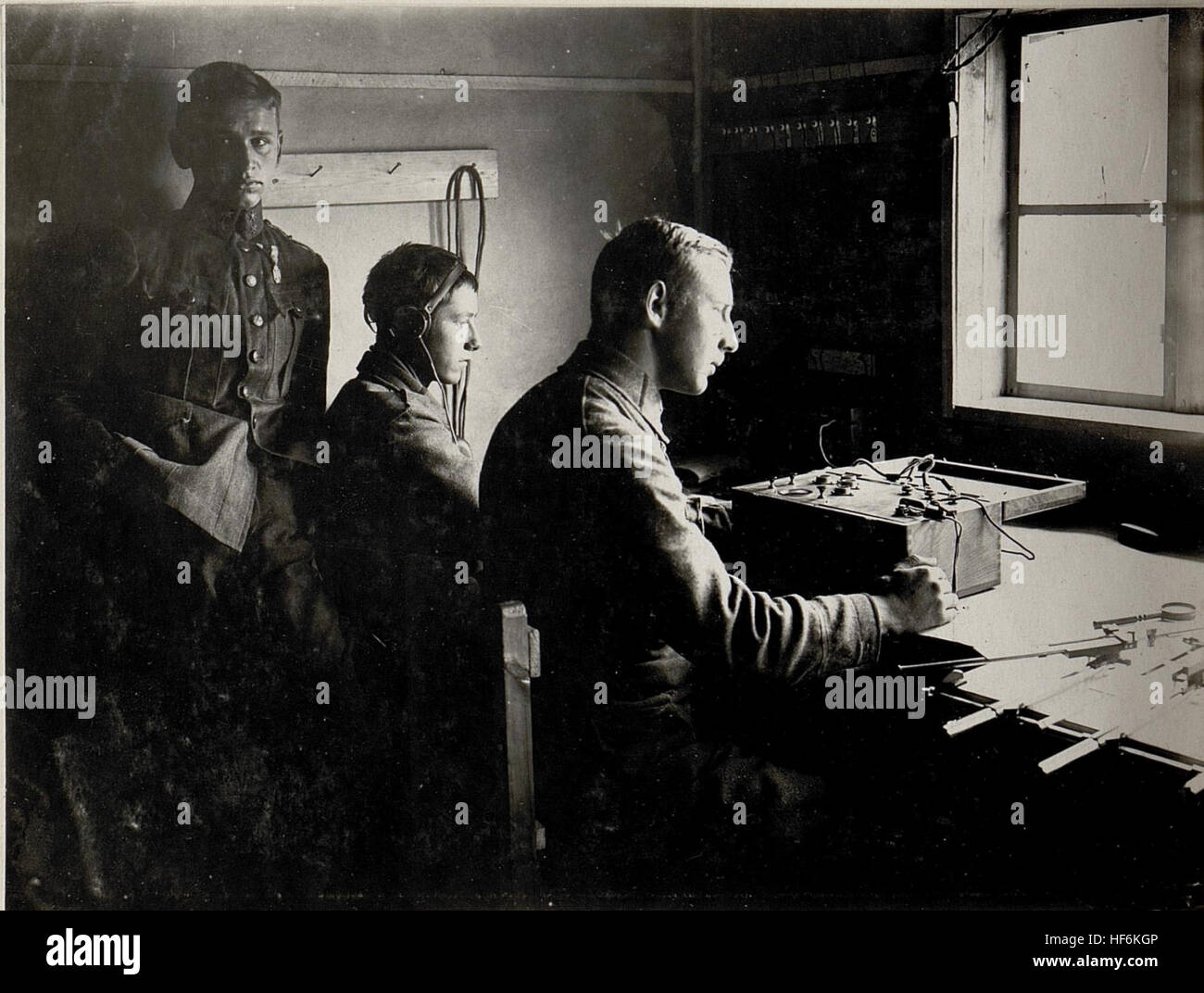 Sound measurement station of artillery survey unit 506, World War I ...