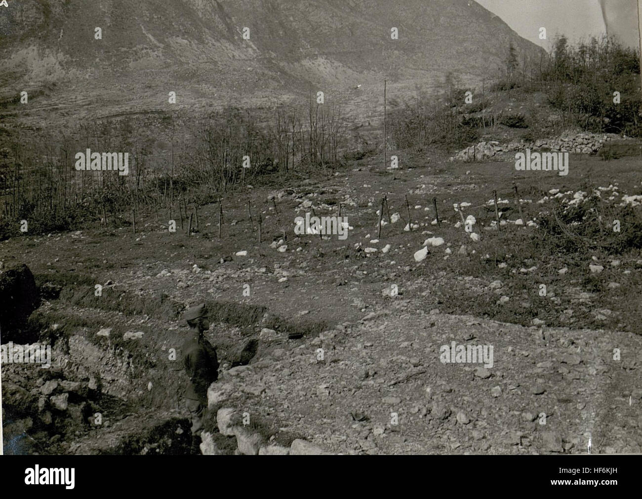 Storming exercises in Mezzocorona, Italy, during World War I, captured ...