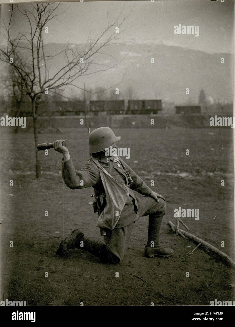 Storm Battalion troops in Levico during World War I, Europeana ...