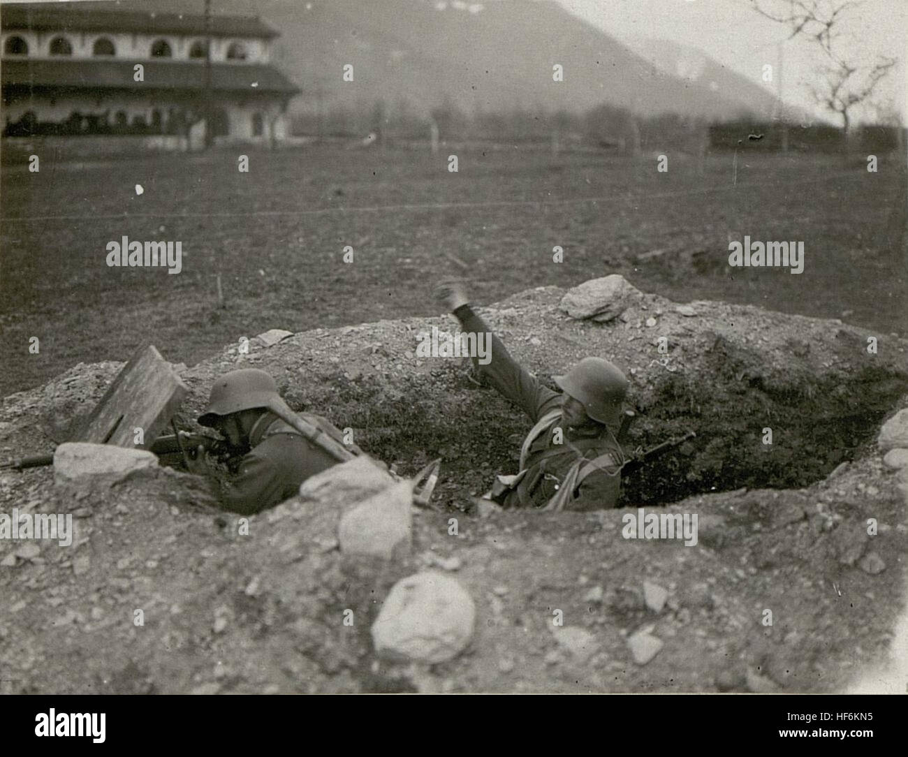 Storm Battalion soldiers in Levico during World War I, 1914-1918 ...
