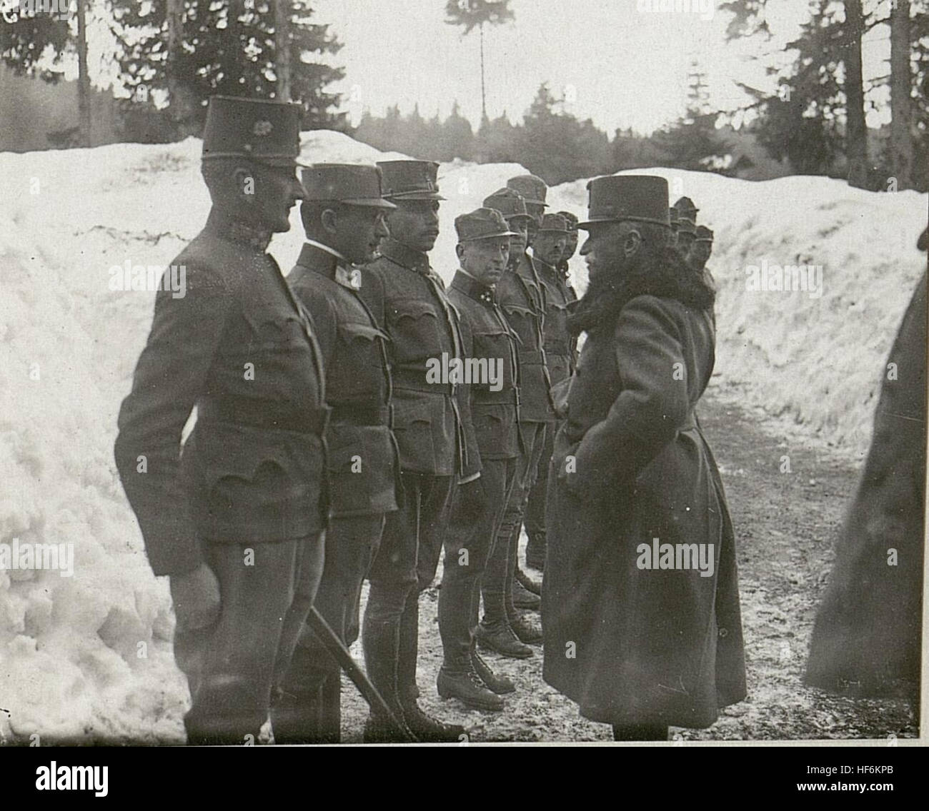 A historical photograph showing Excellency Conrad von Hötzendorf at the ...