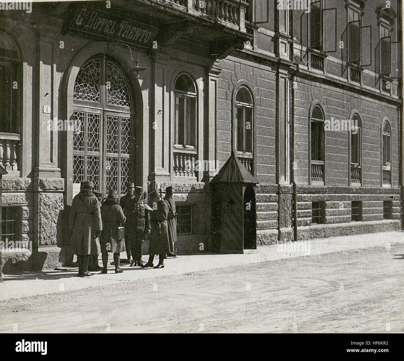 Arrival of Field Marshal Conrad von Hötzendorf in Trient with the 11th ...