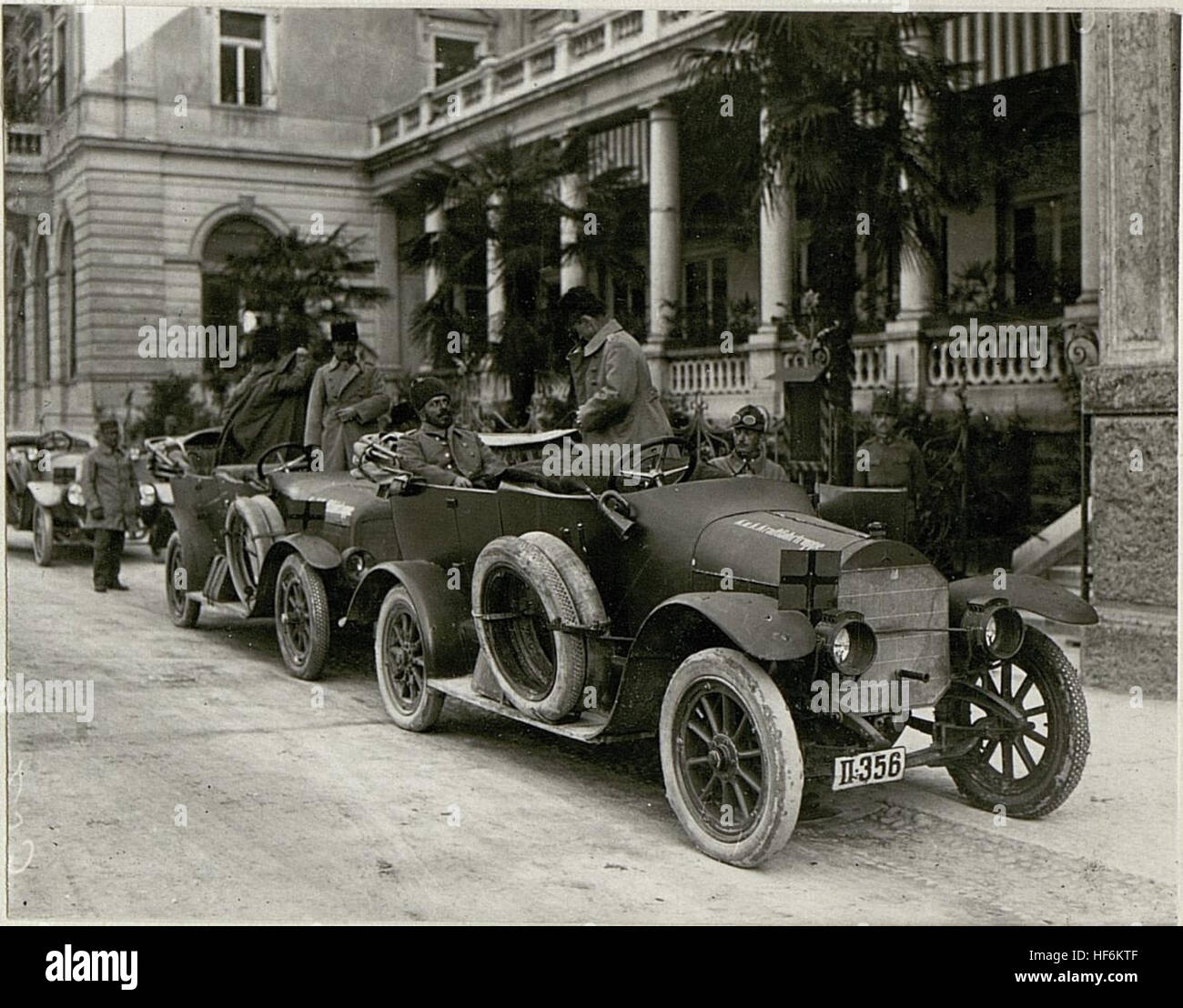 Turkish officers in Trento, World War I Stock Photo - Alamy