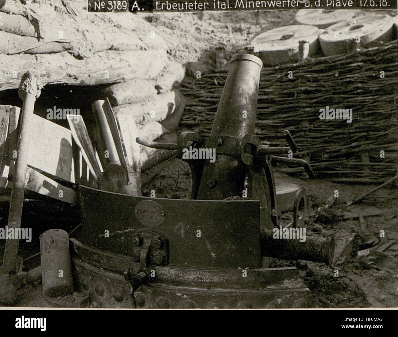 Captured italian mortar hi-res stock photography and images - Alamy