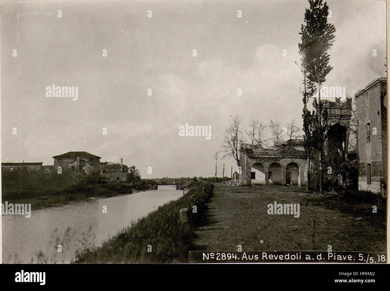 From Revedoli on the Piave, 5 May 1918, World War I, Piave Front ...