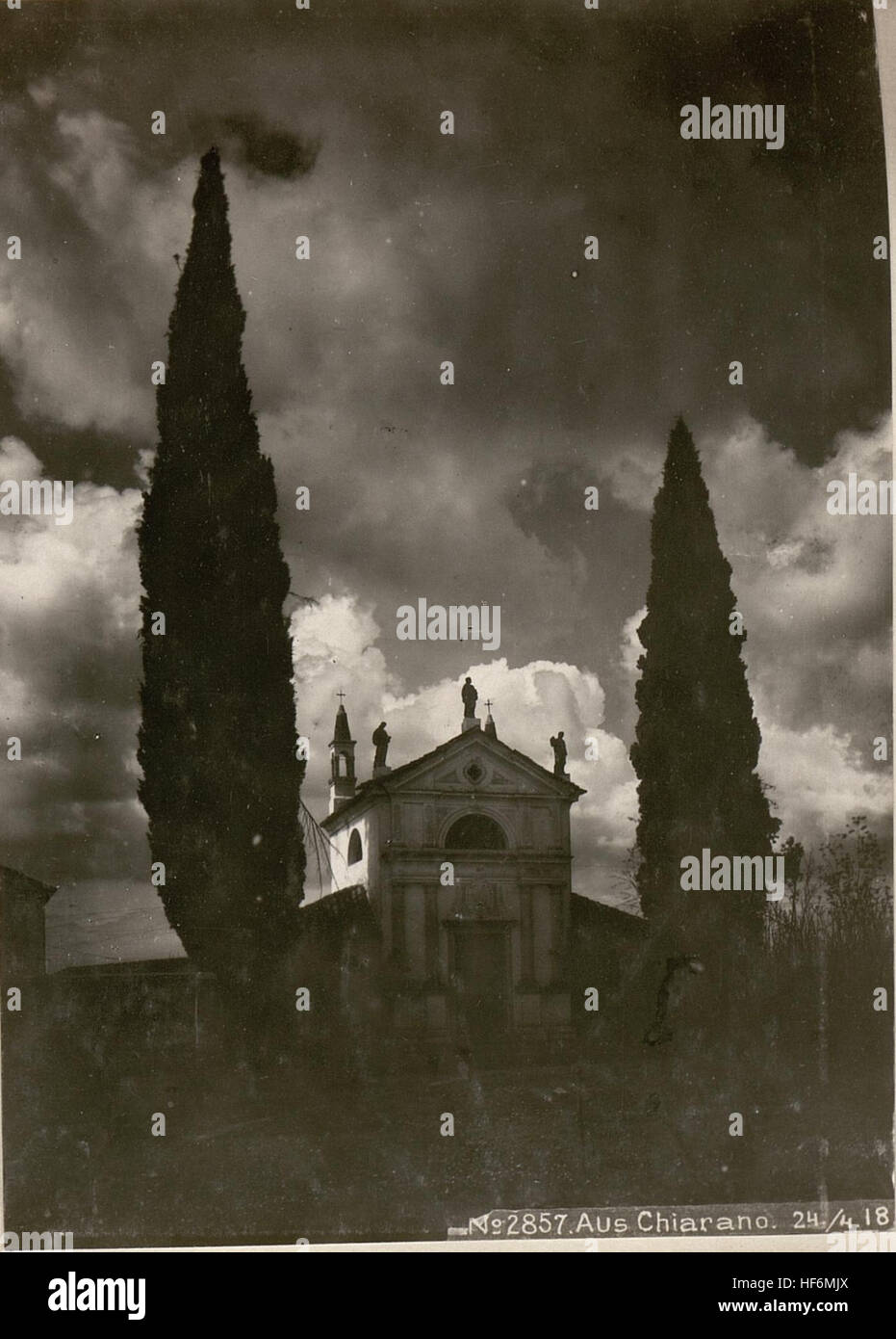 Chiarano, Italy, on April 24, 1918, during World War I, part of the ...