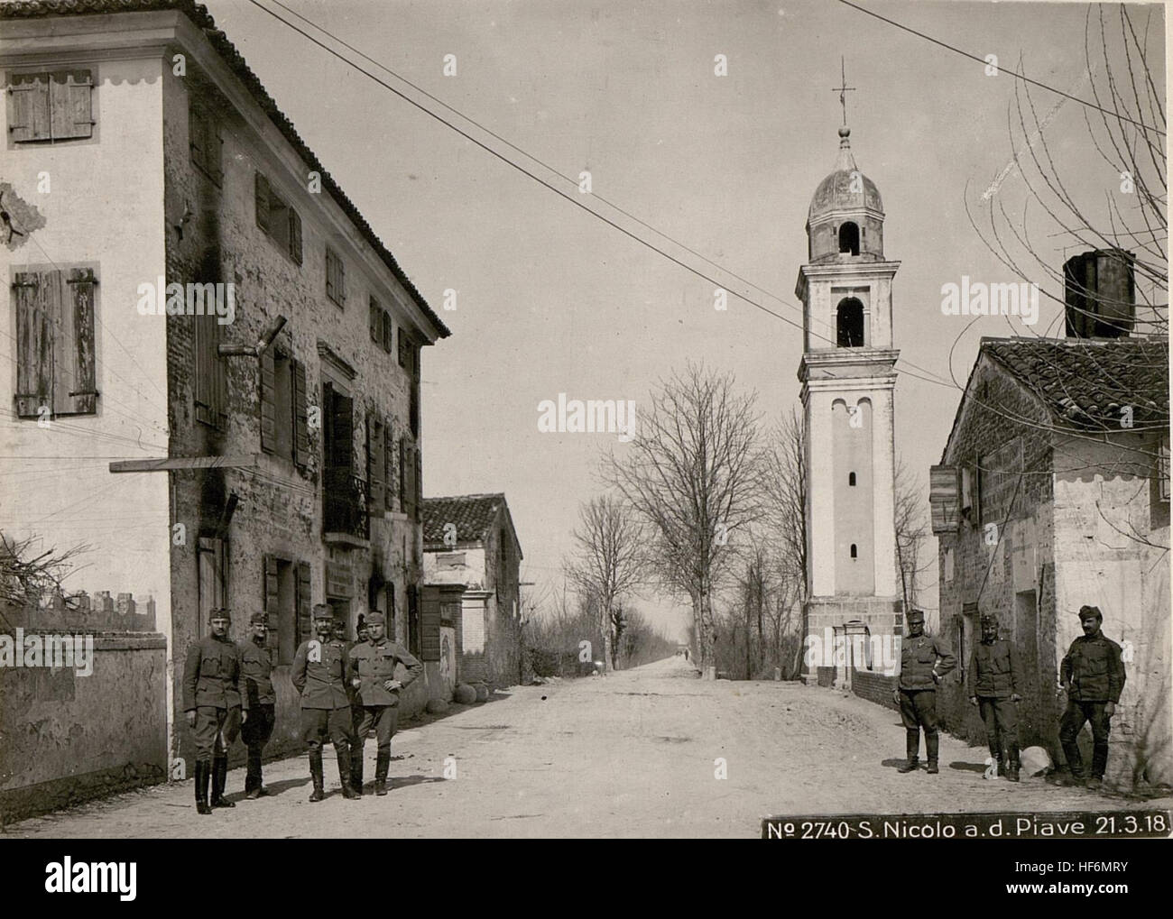 The Piave River front on March 21, 1918, during World War I, Europeana ...