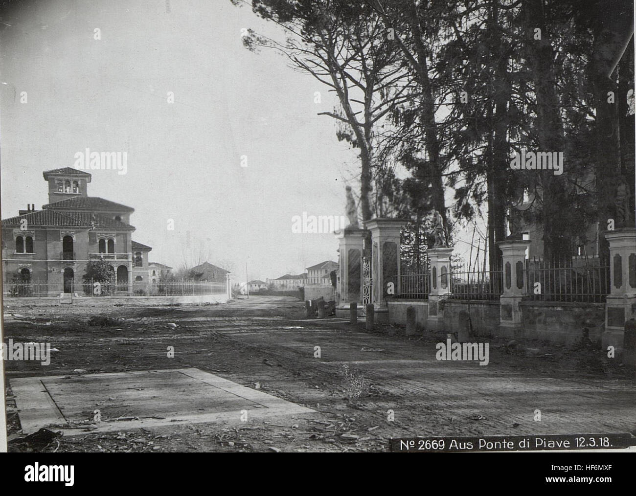 From Ponte di Piave, 12th March 1918, Piave Front, World War I ...