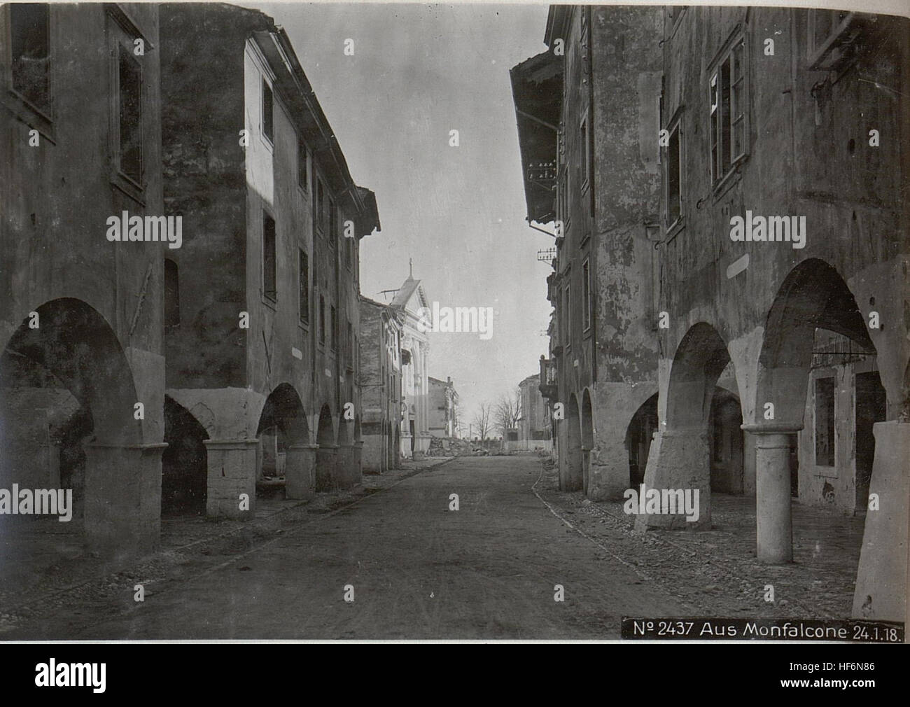 Image from Monfalcone, dated January 24, 1918, part of the Europeana ...
