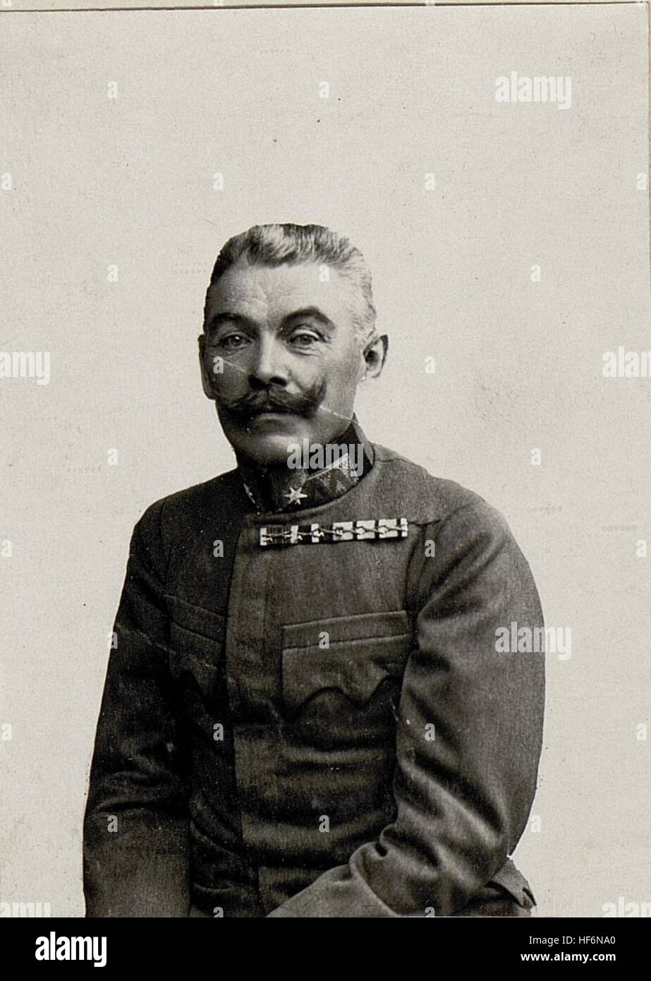 A portrait of Generalmajor von Merten, a senior officer in the German ...