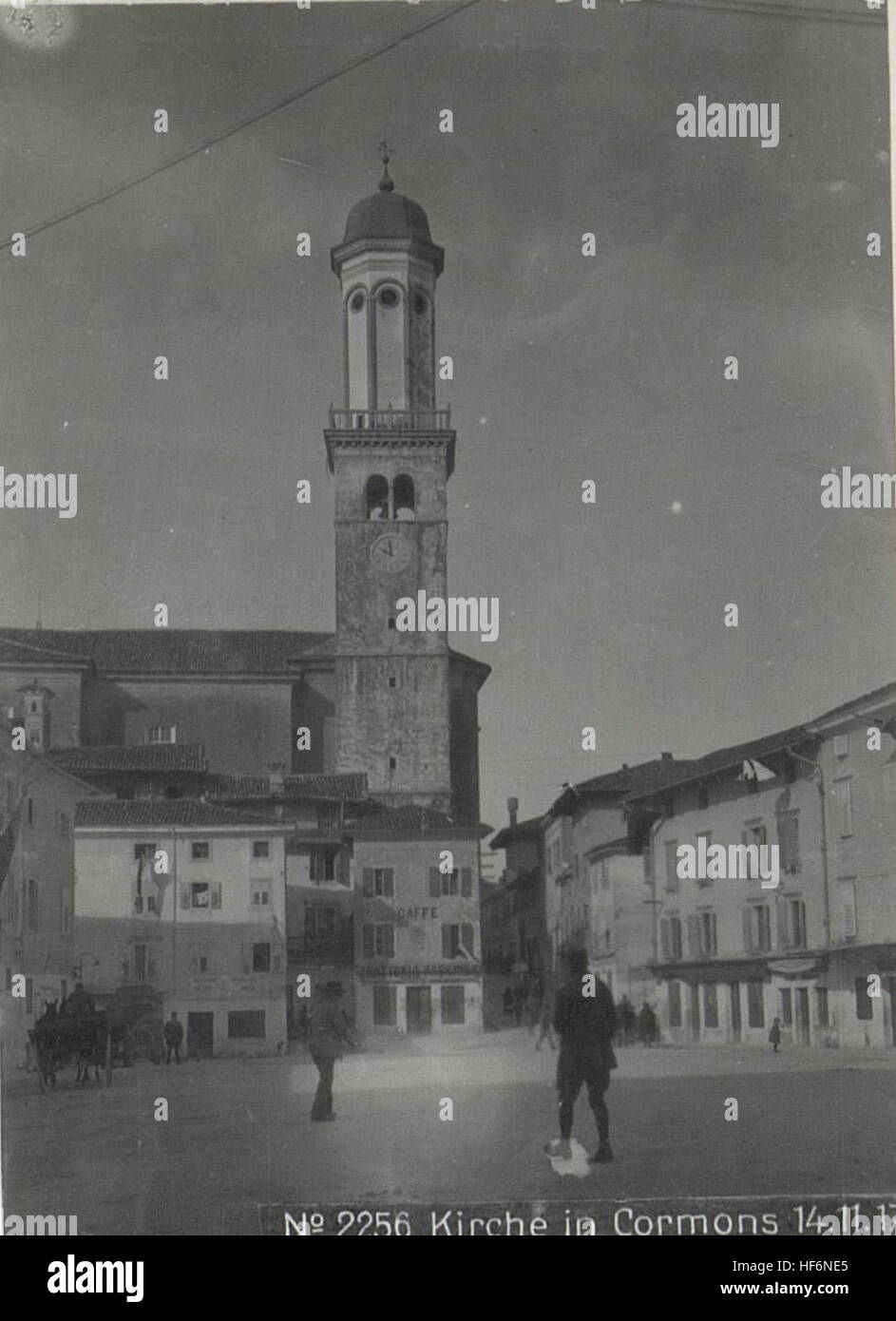 A photograph of the church in Cormons, Italy, taken on November 14 ...