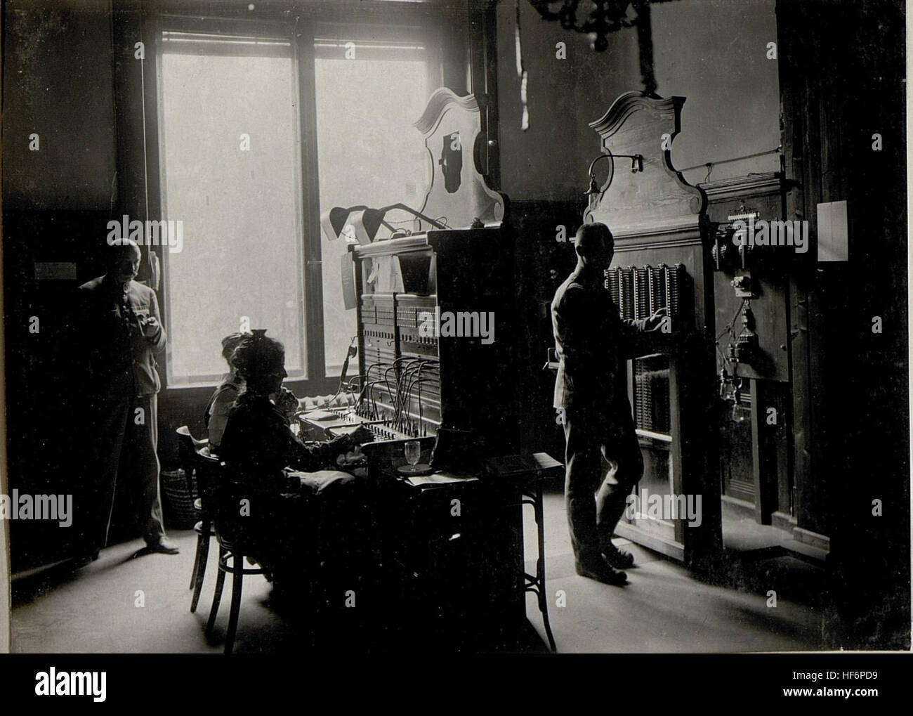 Telephone and Telegraph Central in Trento, First World War, Europeana ...