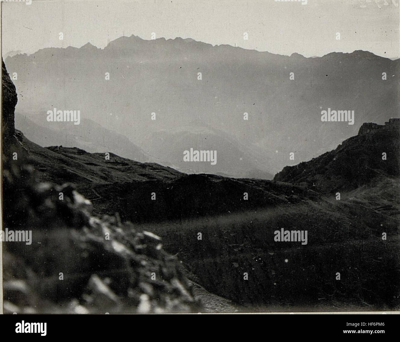 Panorama, viewpoint from Pasubio, First World War, Europeana ...