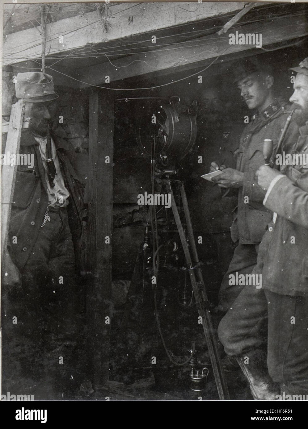 Optical Signal Station, 26th August 1917, World War I Stock Photo - Alamy