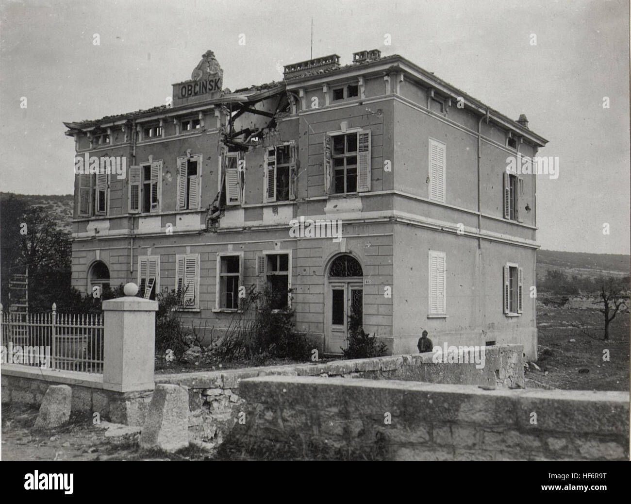 Destroyed house on the Isonzo front, WWI, Europeana Collections 1914 ...