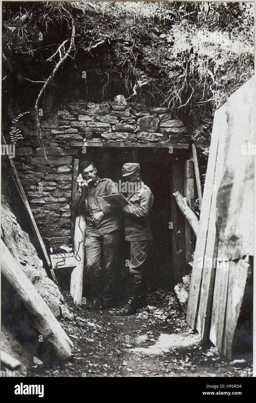 Telephone tunnel, September 9, 1917, World War I, Europeana Collections ...