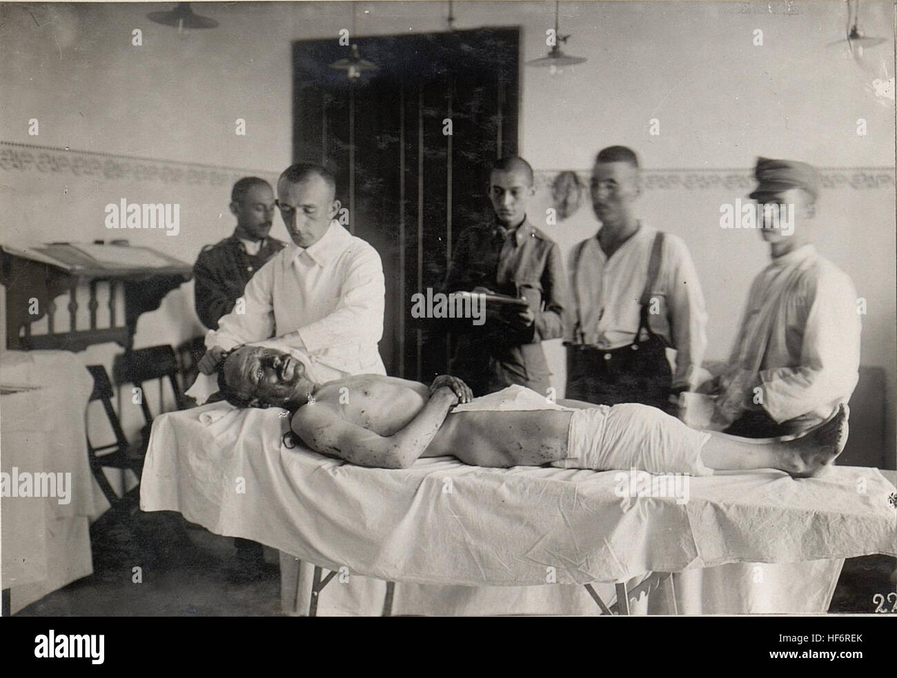 Operating room in field hospital, Wippach, First World War, Europeana ...