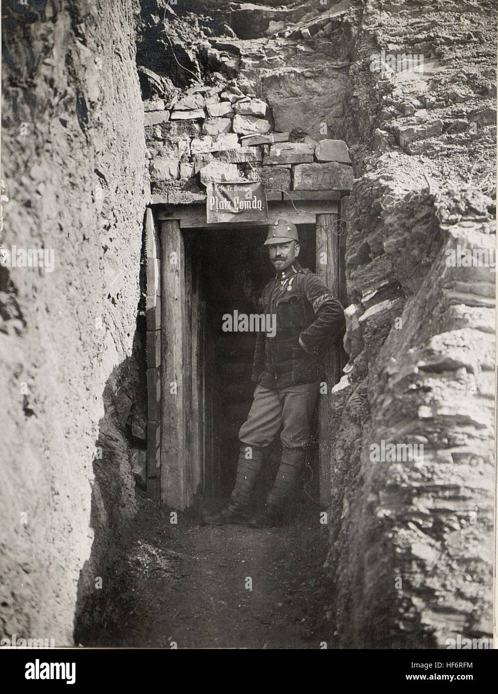 The quarters of a military command at Vogersko, August 28, 1917, during ...