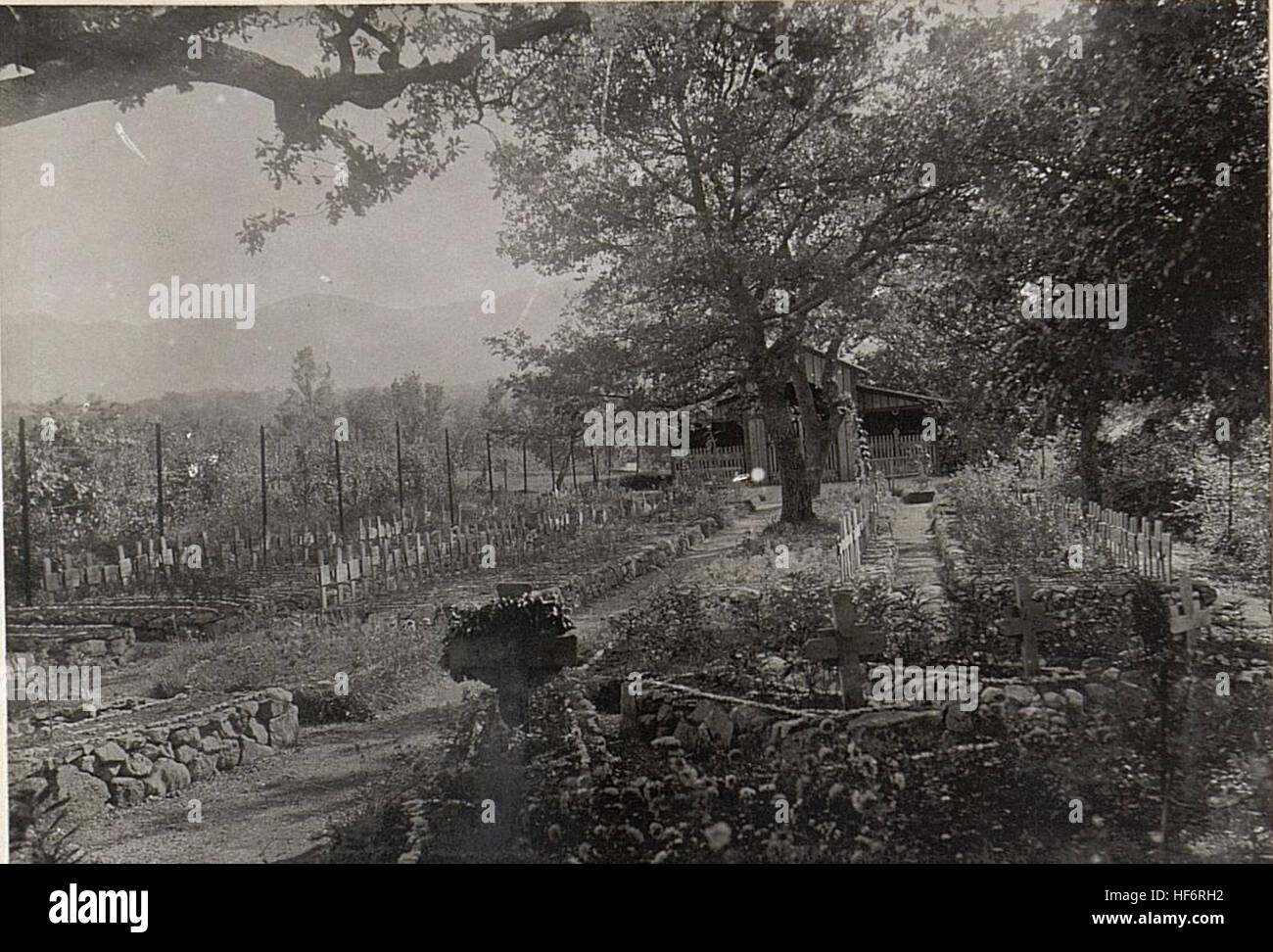 Heroes’ Cemetery in Osek, August 28, 1917, World War I, Europeana Collections 1914 - 1918 Stock ...