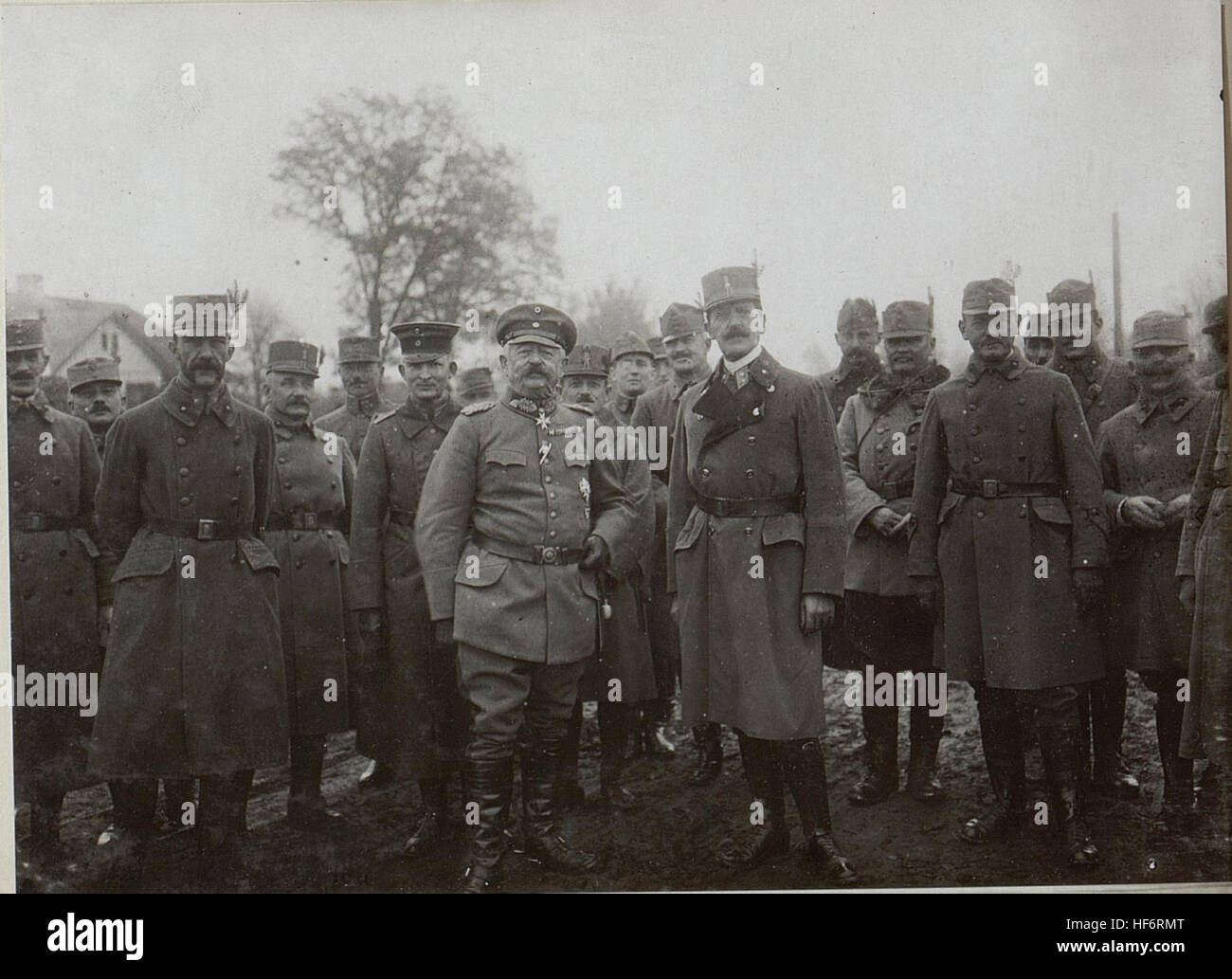 Troop inspection and decoration of officers, non-commissioned officers ...