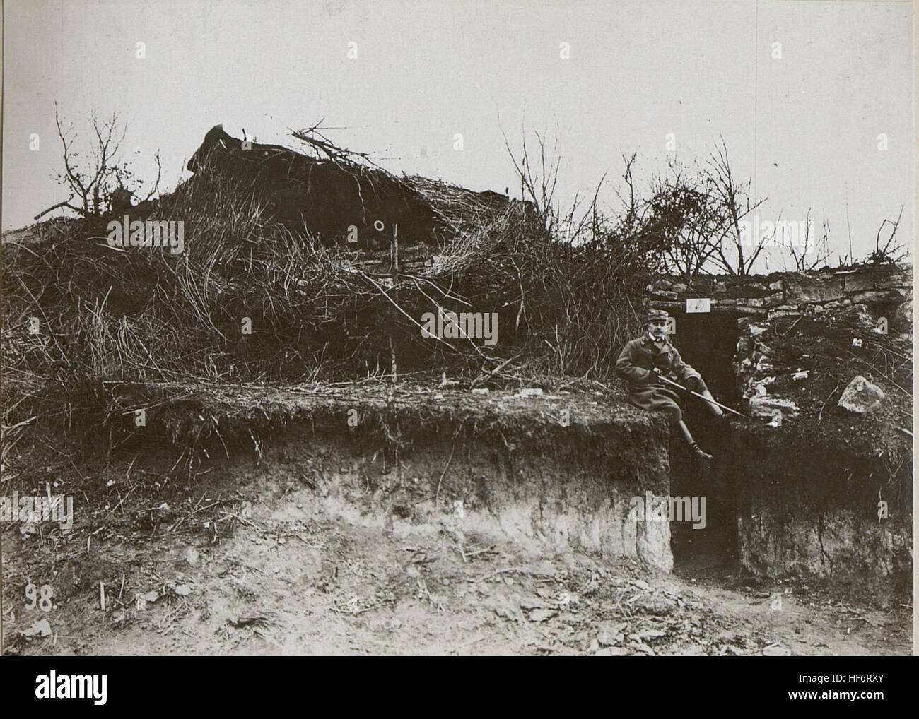 Artillery position of the Austro-Hungarian field cannon battery 1-6 ...
