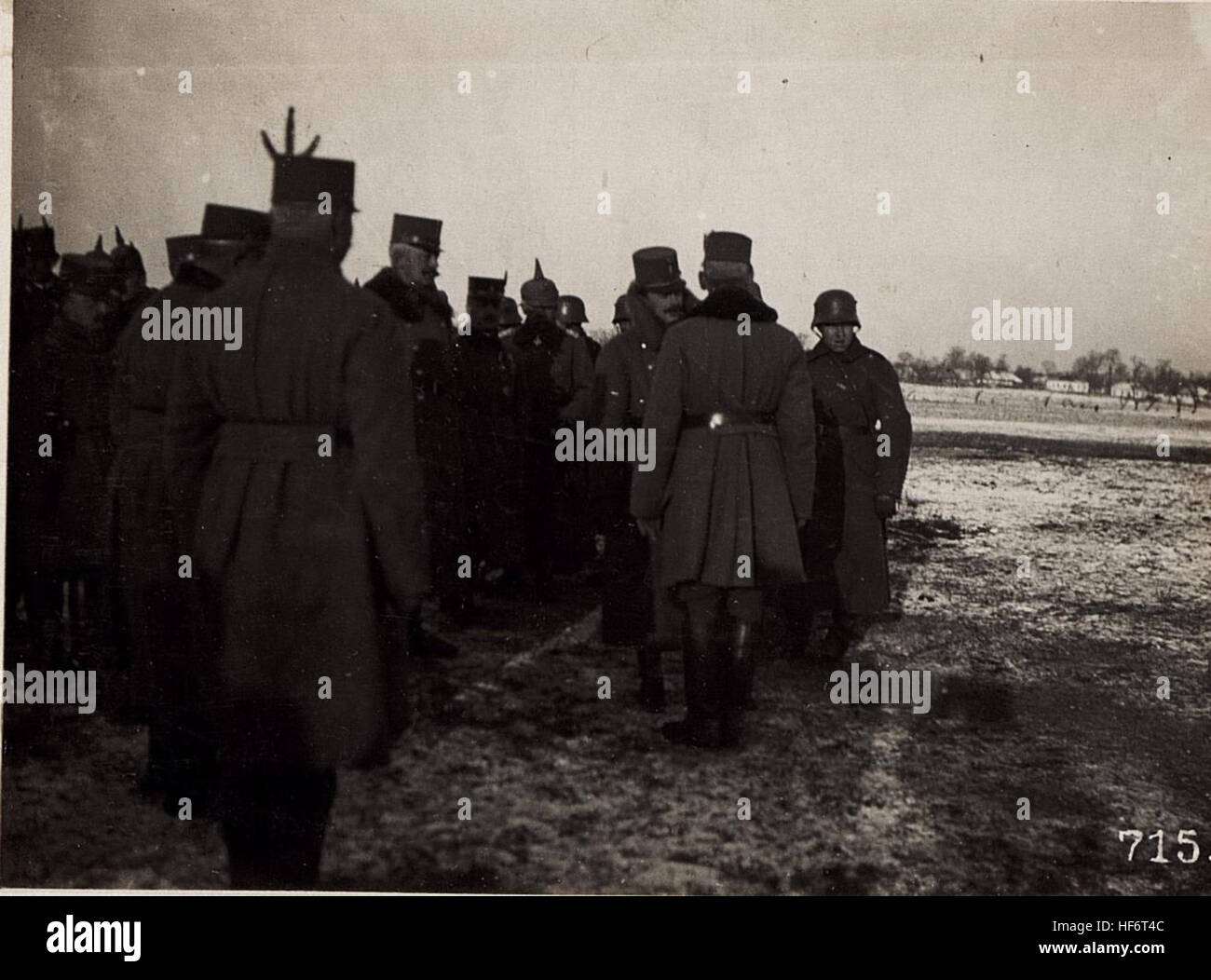 Troop inspection by Emperor Karl in Wladimir Wolinsky, World War I ...
