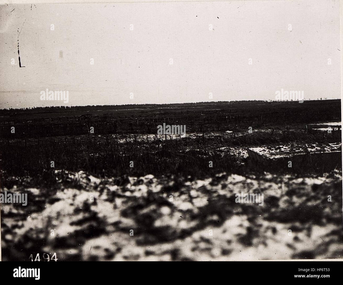 View of the Russian position on the Eastern Front during World War I ...