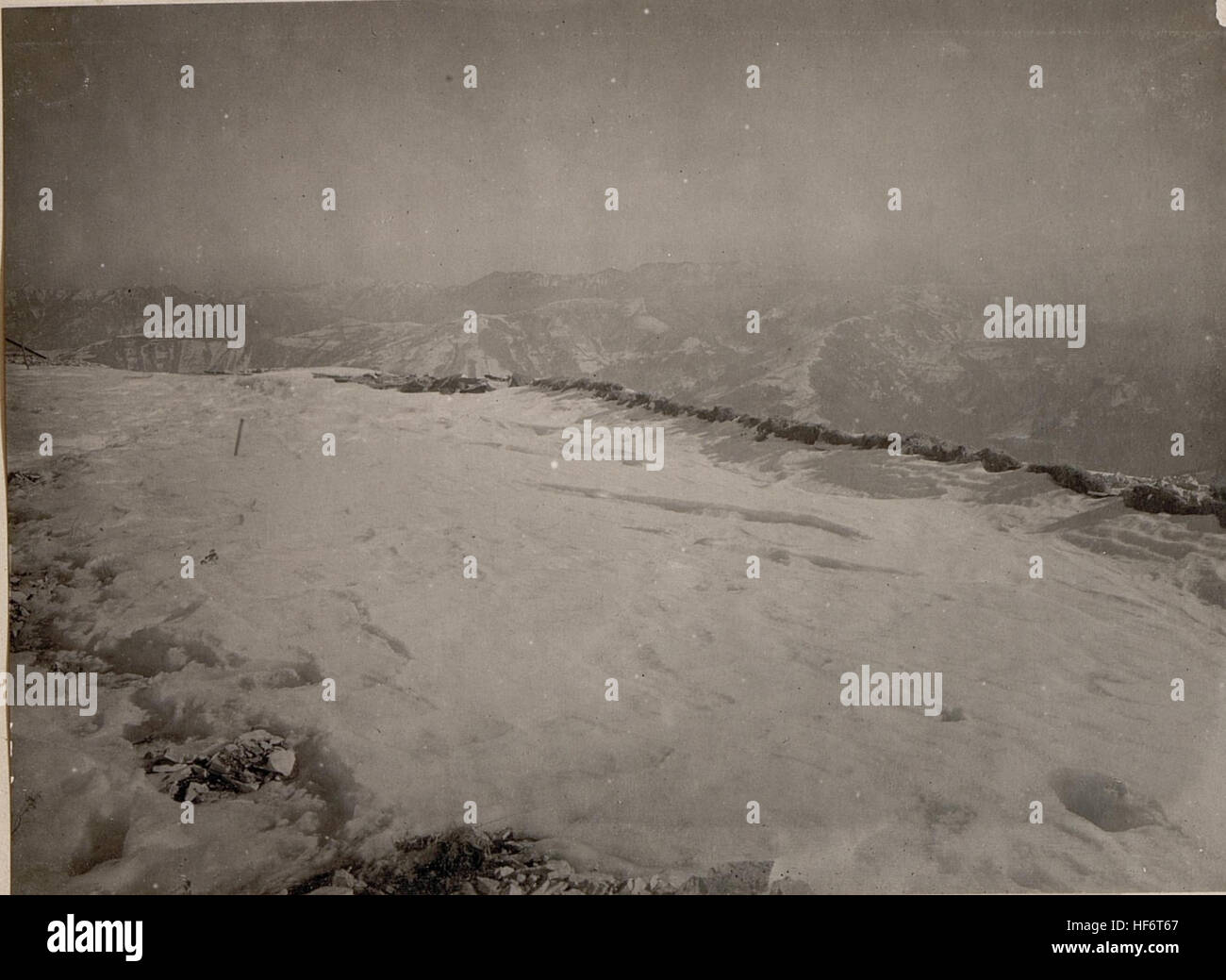 A panoramic view from Monte Grappa, taken from Monte Lisser during ...