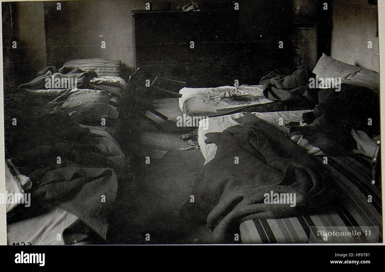 Interior of a hospital during World War I Stock Photo - Alamy