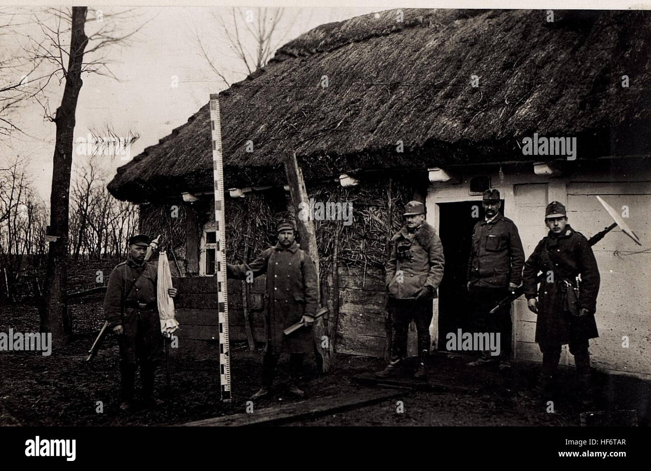 A photograph documenting triangulation work by Captain Grubisch during ...