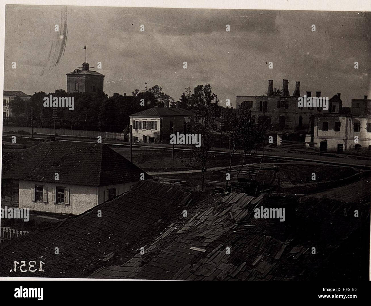 View of Vladimir-Volynsk, February 28, 1918, during World War I ...