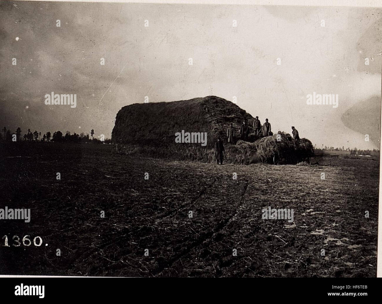 Poniczew, village close-up, 28th February 1918, World War I, Europeana ...