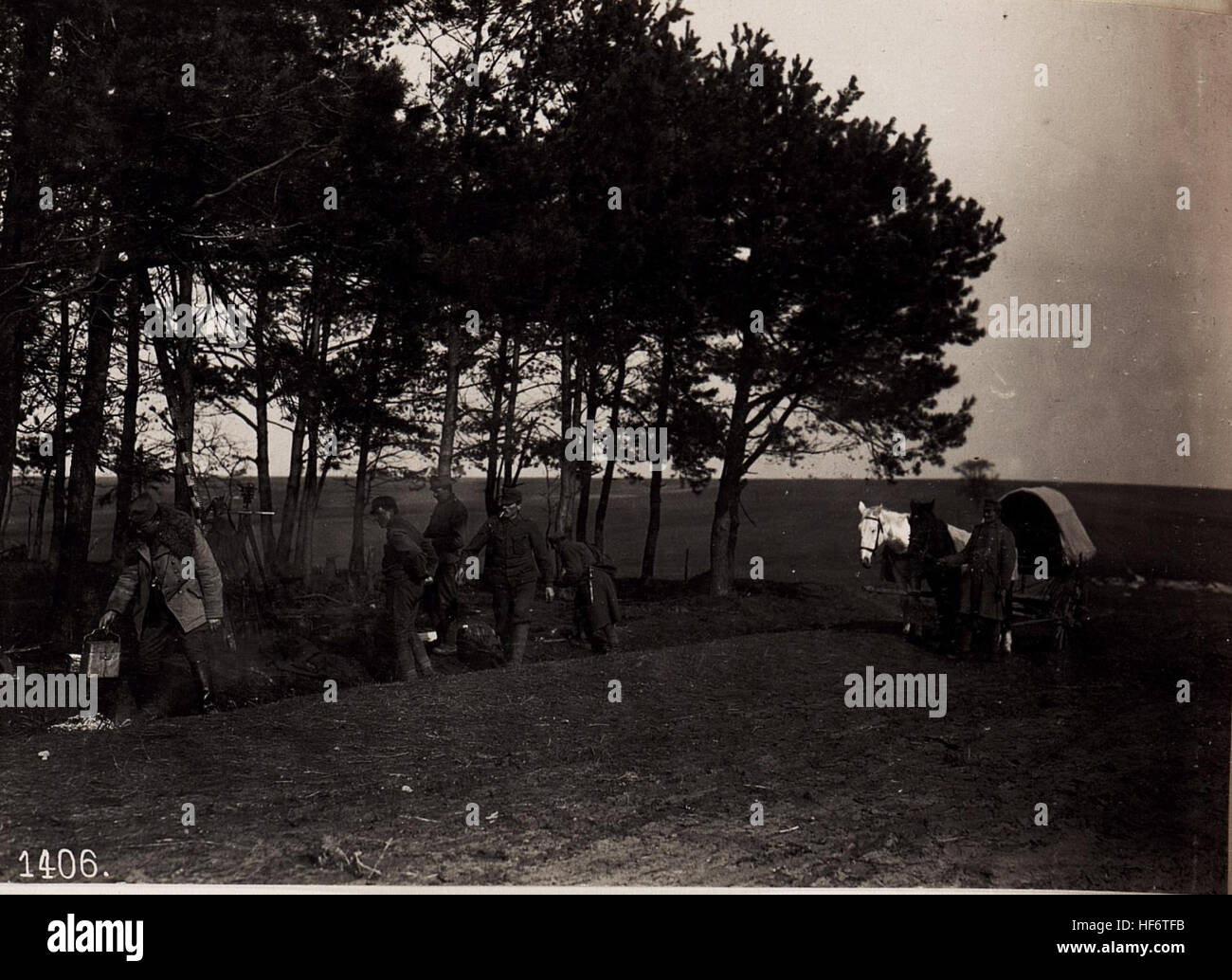 Assistance work in Batijow, 1st March 1918, Military Survey, World War ...