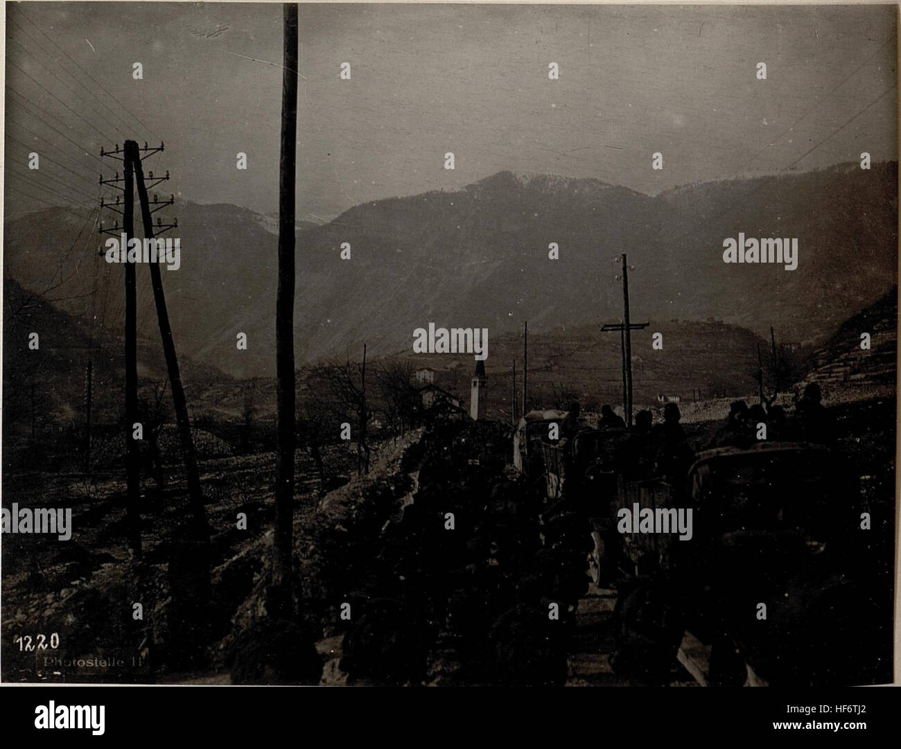 Vallon. Camp of the 26th Infantry Division Command, 15640973) World War ...