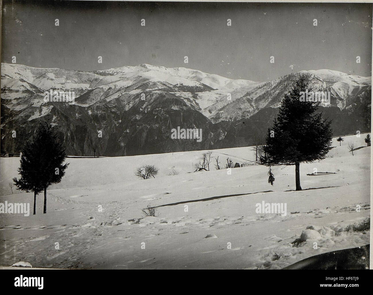 Panoramic view from Col Tonder, showing the sound measurement position ...