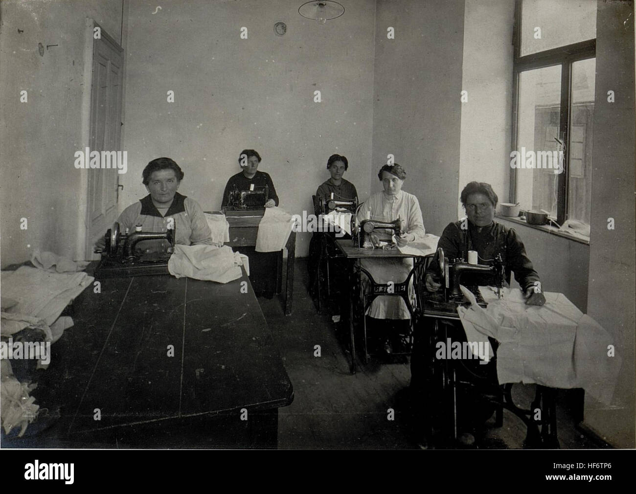 A photograph showing the field steam laundry at Levico, number 31 ...