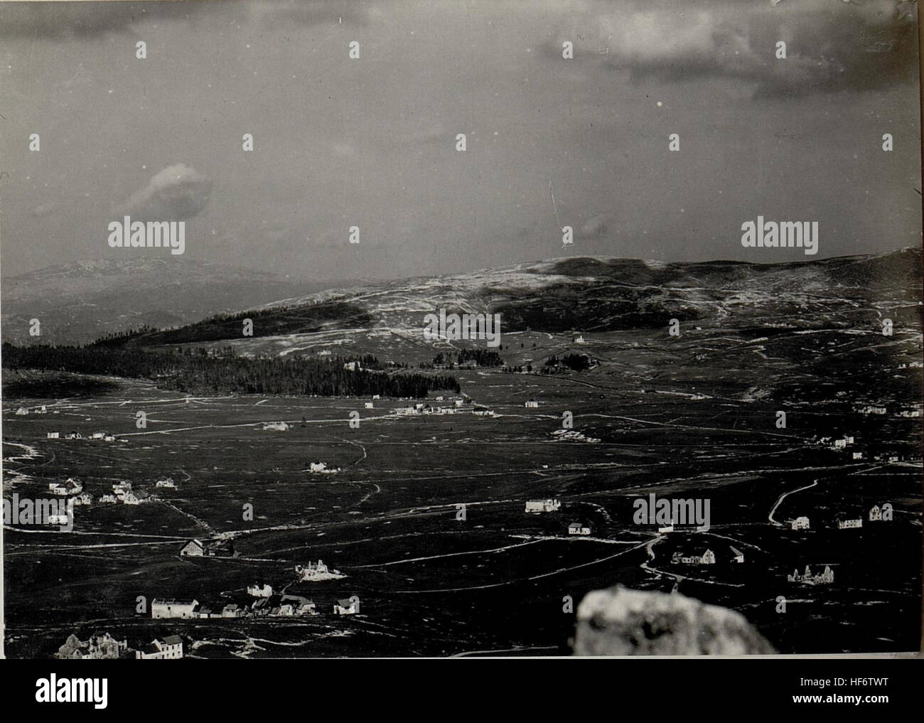 Panorama from Monte Rasta, World War I, 1914 - 1918, War Survey Dept ...