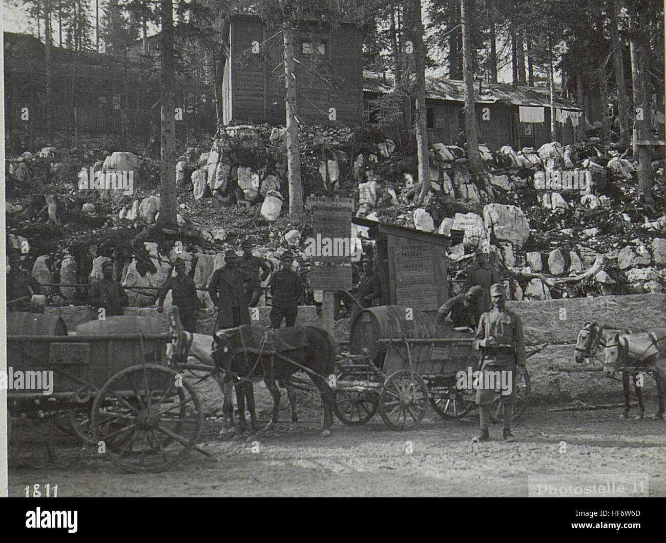 Paharlok, water extraction point, First World War, Europeana ...