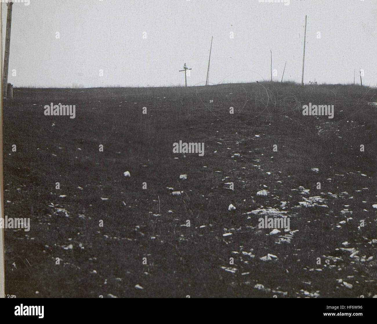 Lerche triangulation points, World War I military mapping Stock Photo ...