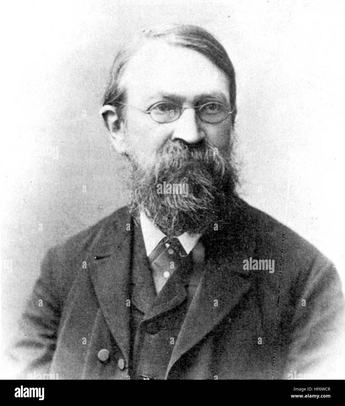 A portrait of Ernst Mach, a renowned physicist and philosopher of ...