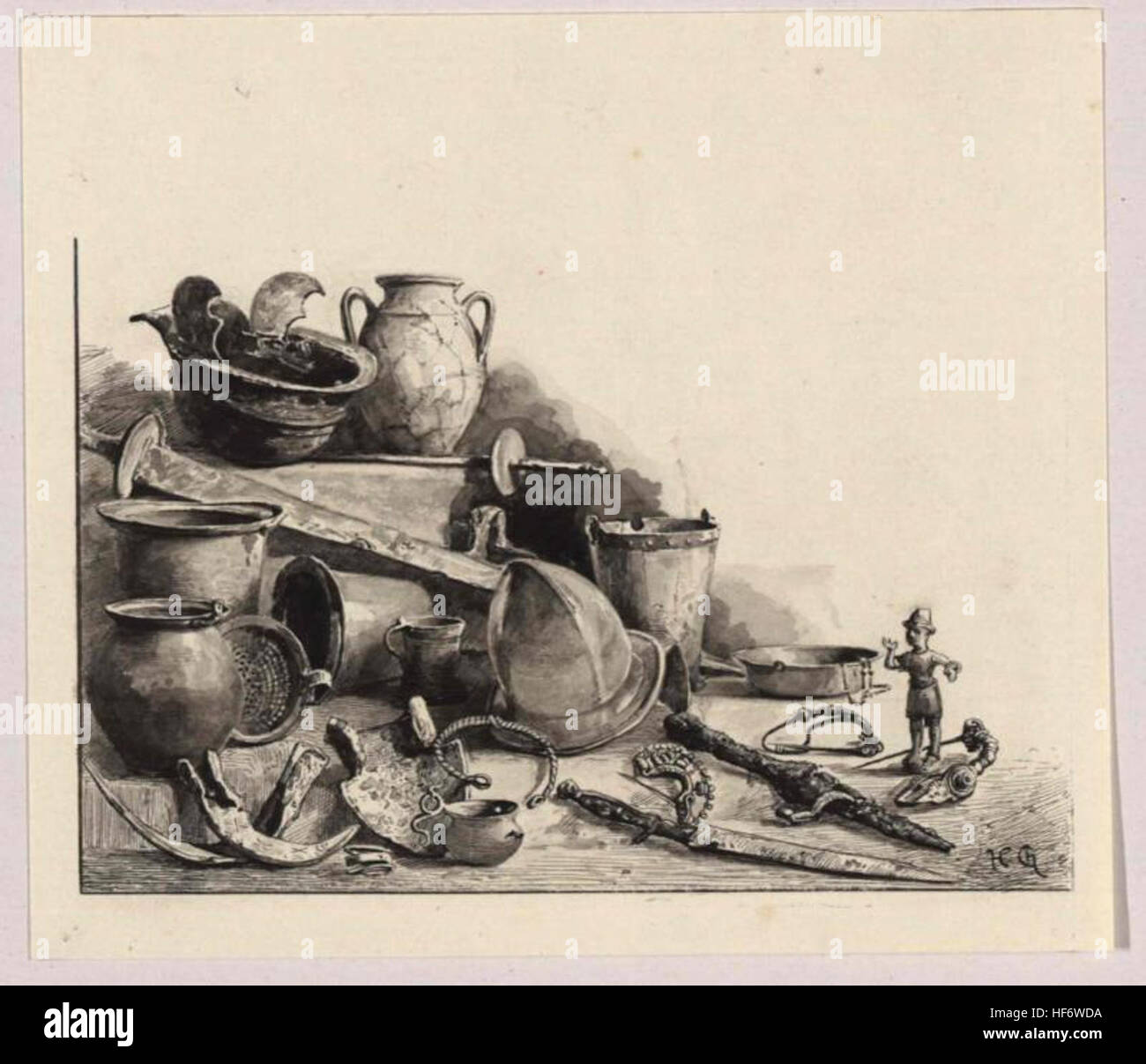 The collection of Hugo Charlemont includes findings from Idria (Idrija ...