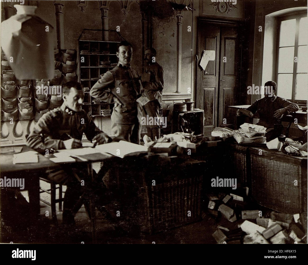 A photograph of soldiers from the 16th Corps Command during the First ...